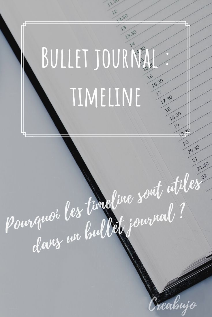 Bullet journal : timeline - Ma Cohérence