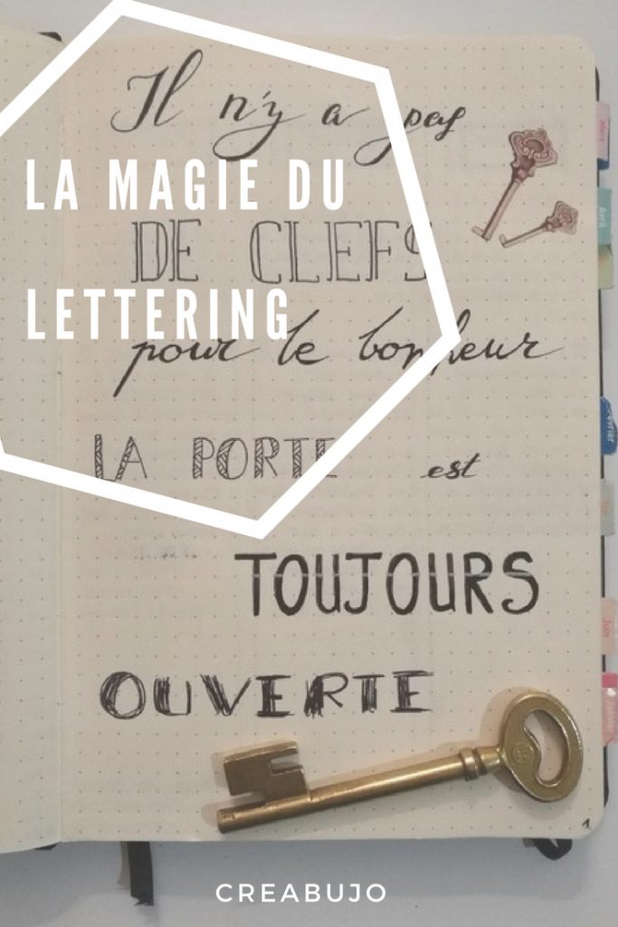 La magie du lettering dans un bullet journal - Ma Cohérence