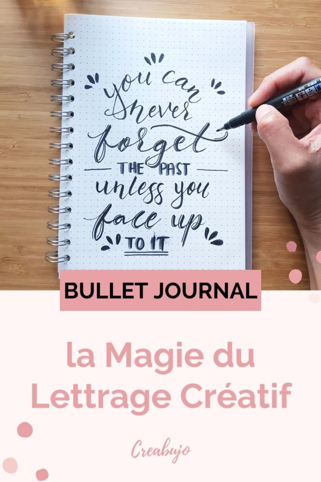 La magie du lettering dans un bullet journal - Ma Cohérence